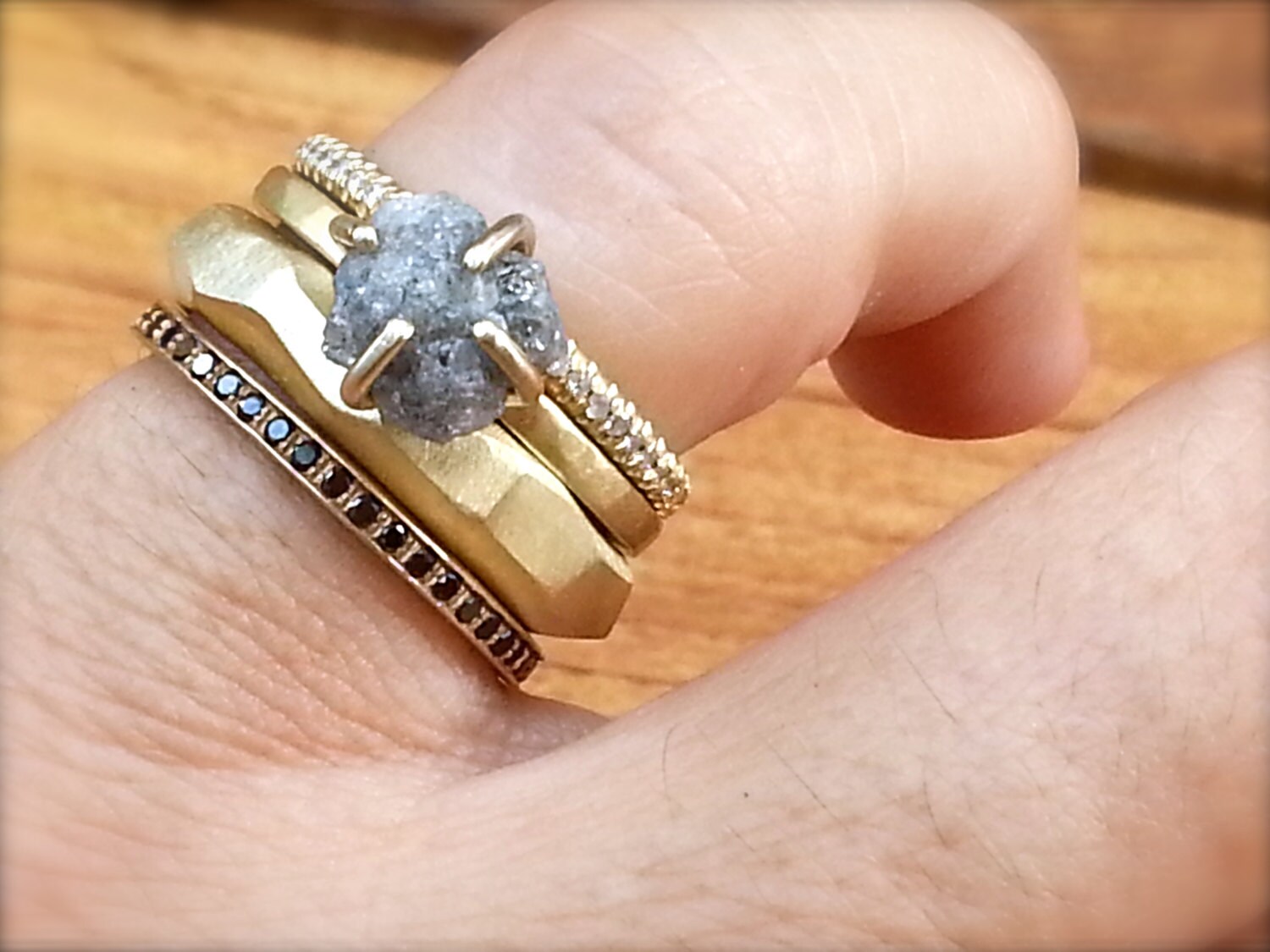 Organic Gold Band-wedding Ring-rough Band-gold Ring-plain Gold - Etsy