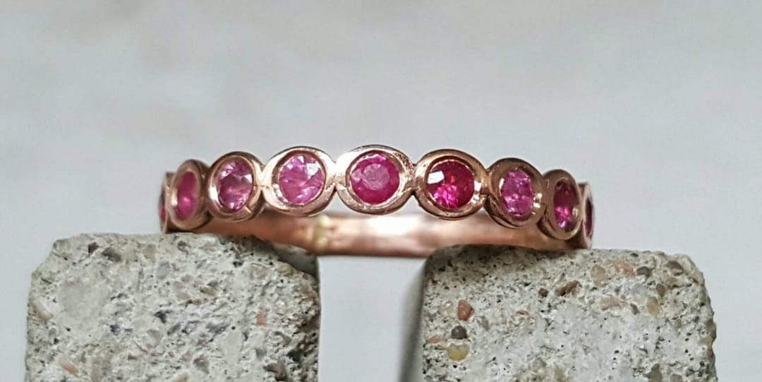 Ruby Infinity Band Ruby Band-ruby Ring-infinity Ring-infinity Gold Ruby ...