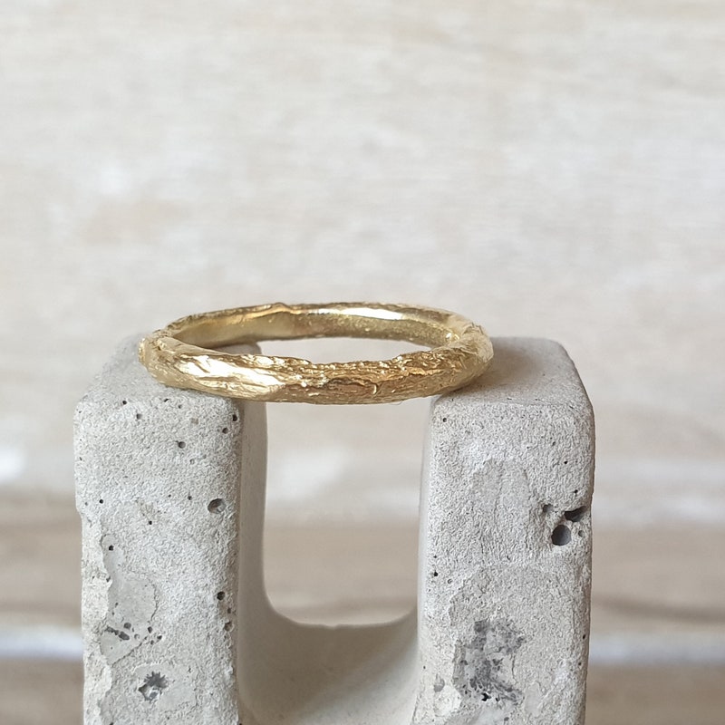 Organic Wedding Ring - Etsy