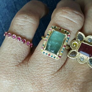 Ruby Infinity Band Ruby Band-ruby Ring-infinity Ring-infinity Gold Ruby ...