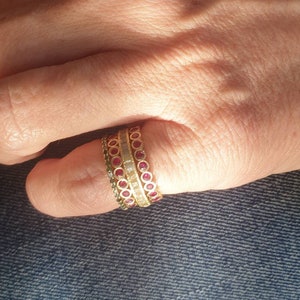 Ruby Infinity Band Ruby Band-ruby Ring-infinity Ring-infinity - Etsy