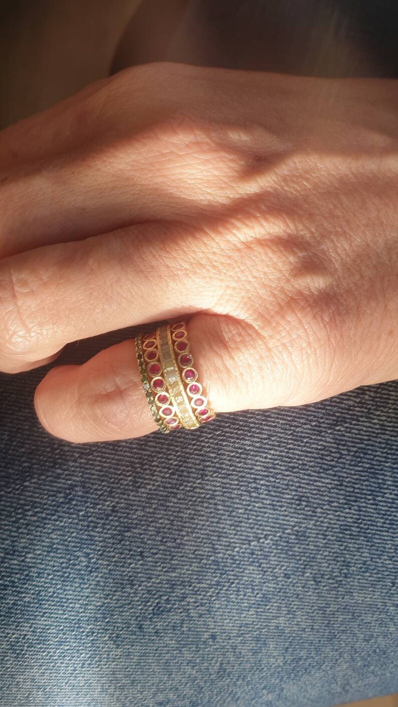 Ruby Infinity Band Ruby Band-ruby Ring-infinity Ring-infinity | Etsy