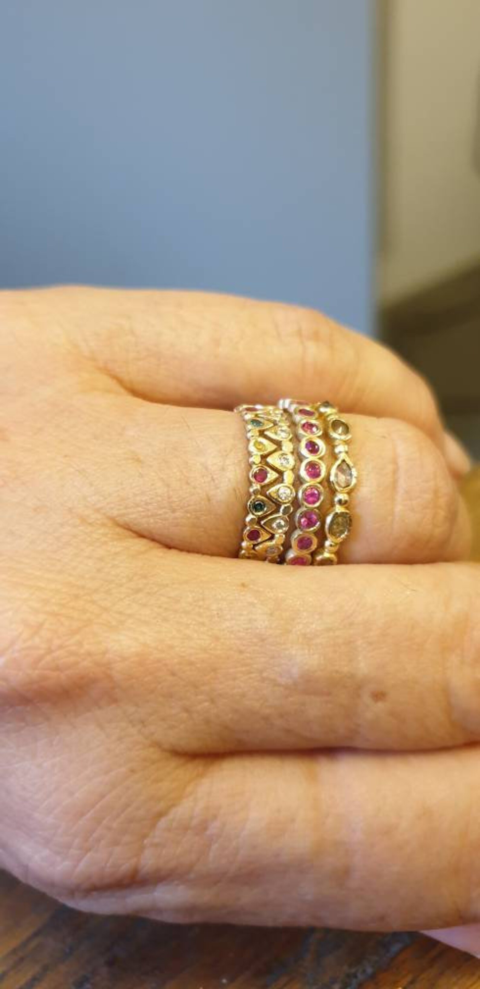 Ruby Infinity Band Ruby Band-ruby Ring-infinity Ring-infinity - Etsy