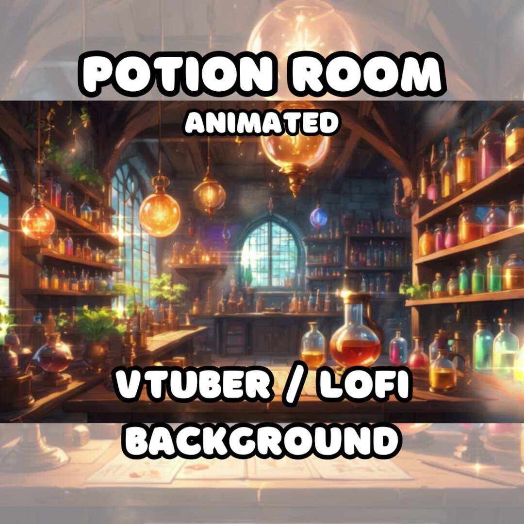 ANIMATED BACKGROUND - Potion Room, Spell Chamber, Witch Den, Magic ...