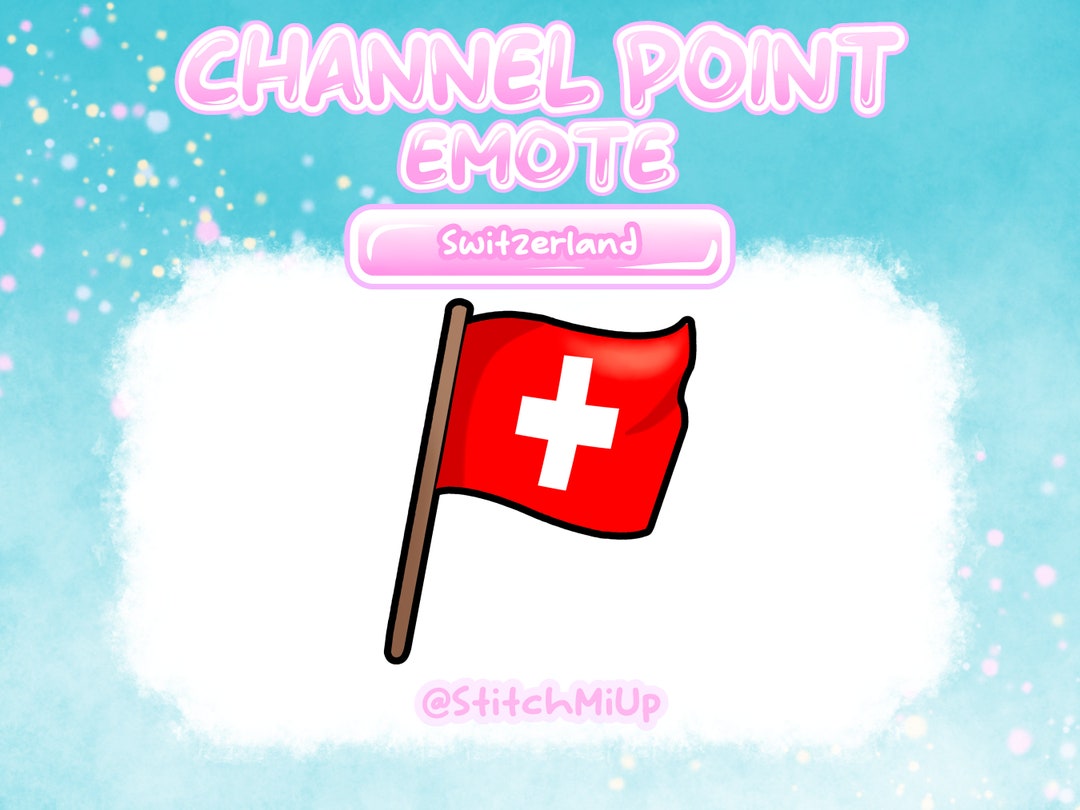 Switzerland Emote / Channel Point / Badge for Twitch Stream Discord ...