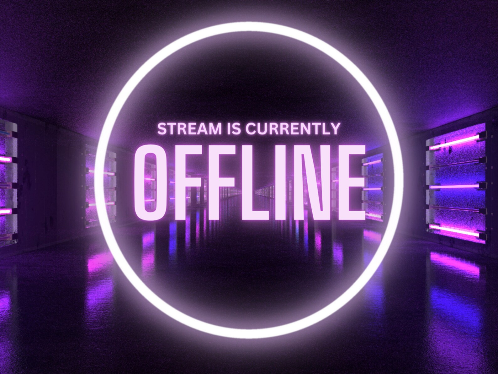 Twitch Offline Screen Twitch Youtube - Space - Galaxy - Gaming - Neon ...