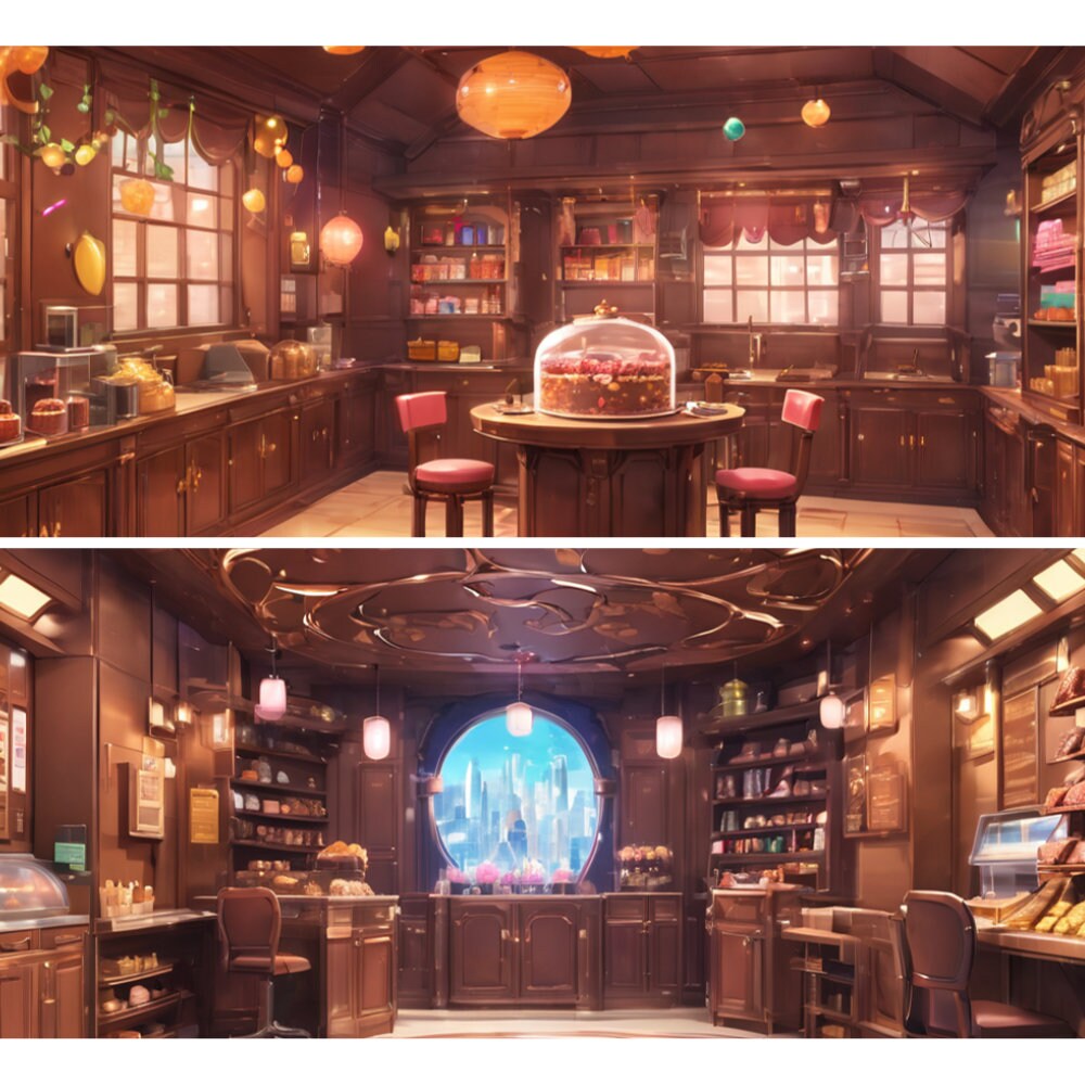 ANIMATED BACKGROUND Chocolate Bundle, Candy Shop Background loop, 4k 60 ...