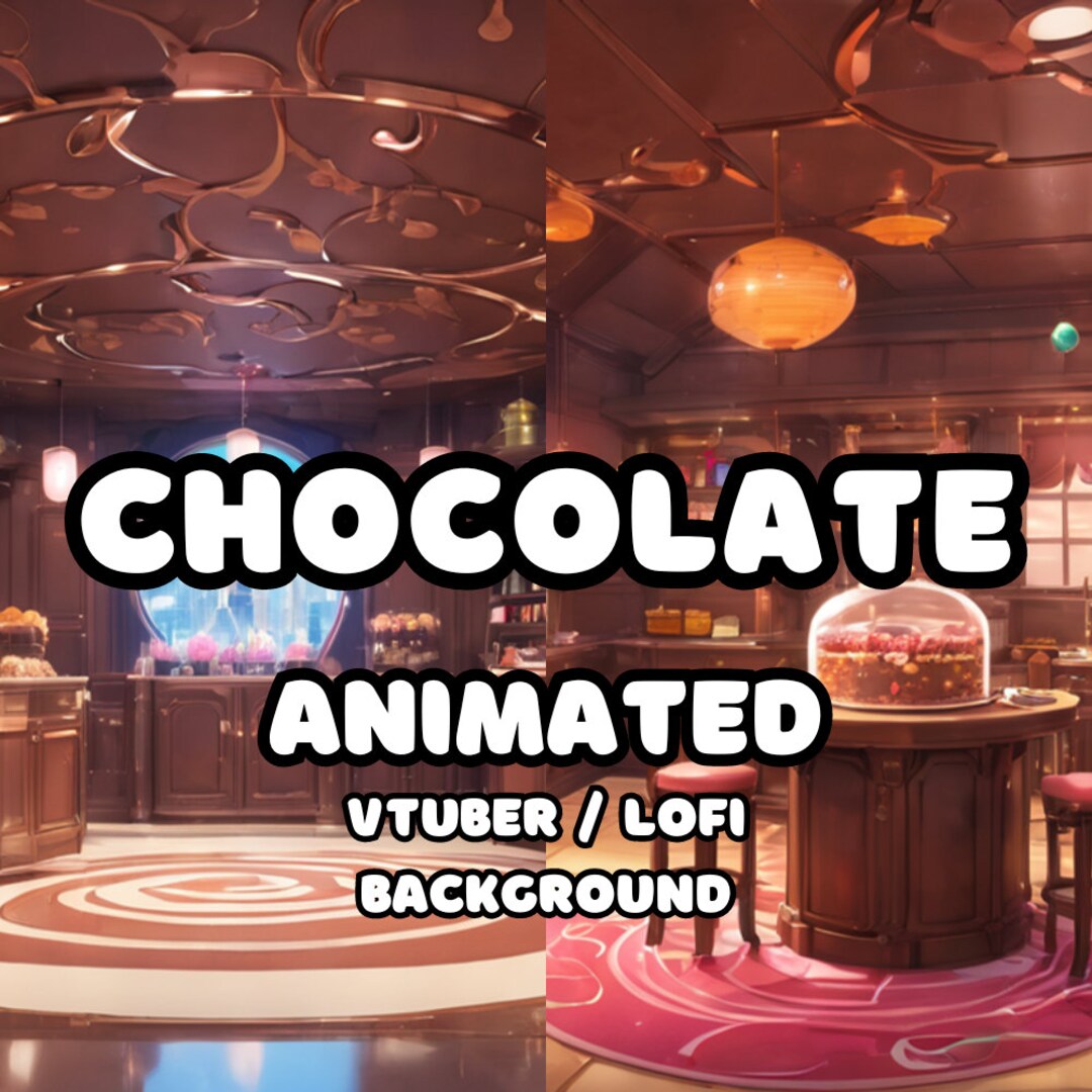 ANIMATED BACKGROUND - Chocolate Bundle, Candy Shop Background (loop, 4k ...