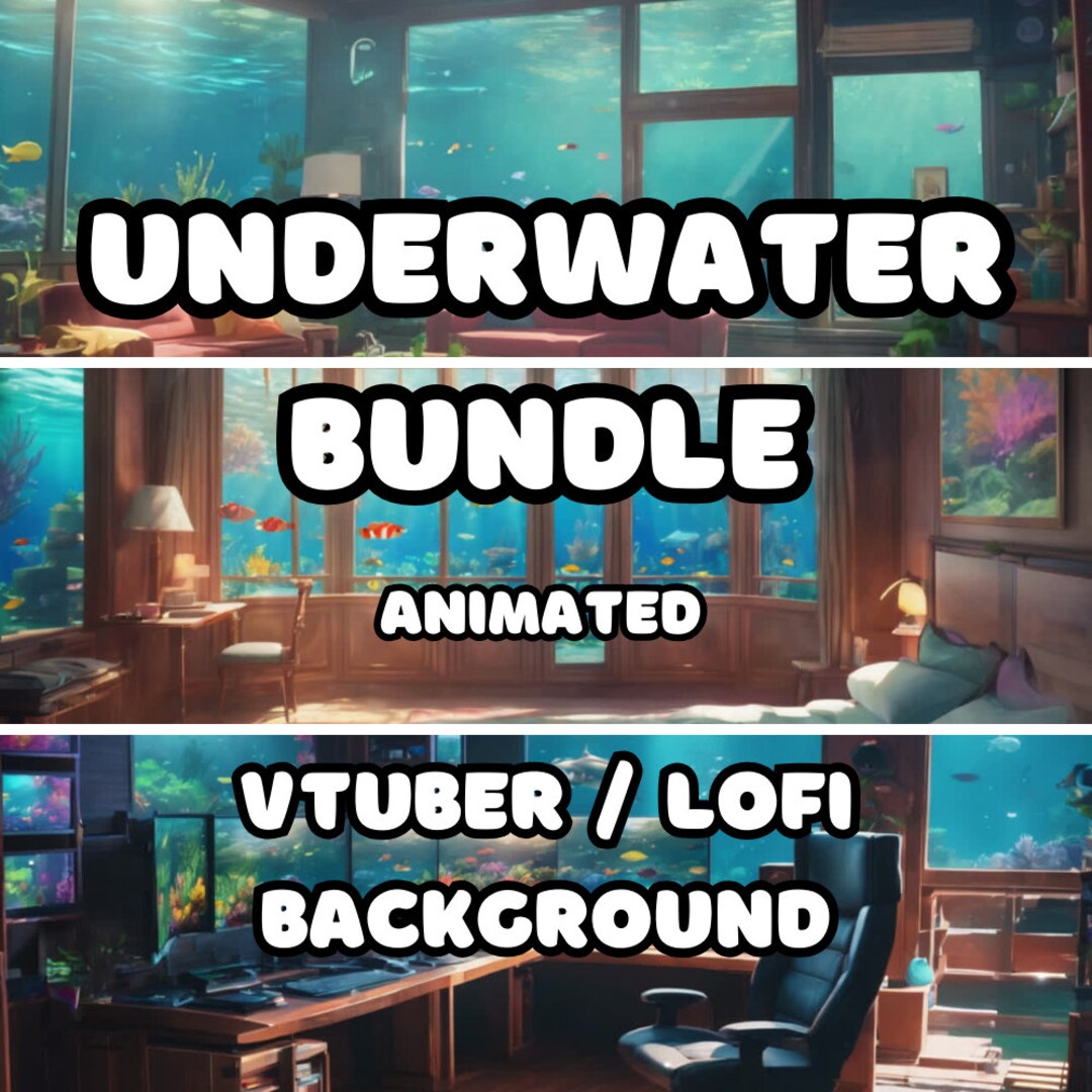 ANIMATED BACKGROUND - Underwater Bundle , Mermaid, Fish (loop, 4k ...