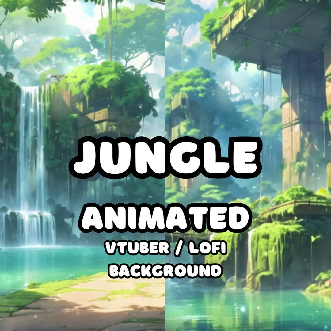 ANIMATED BACKGROUND - Jungle Bundle, Rainforest, Exotic, Wild (loop, 4k 60 Fps) VTUBER / Lo - Fi ...