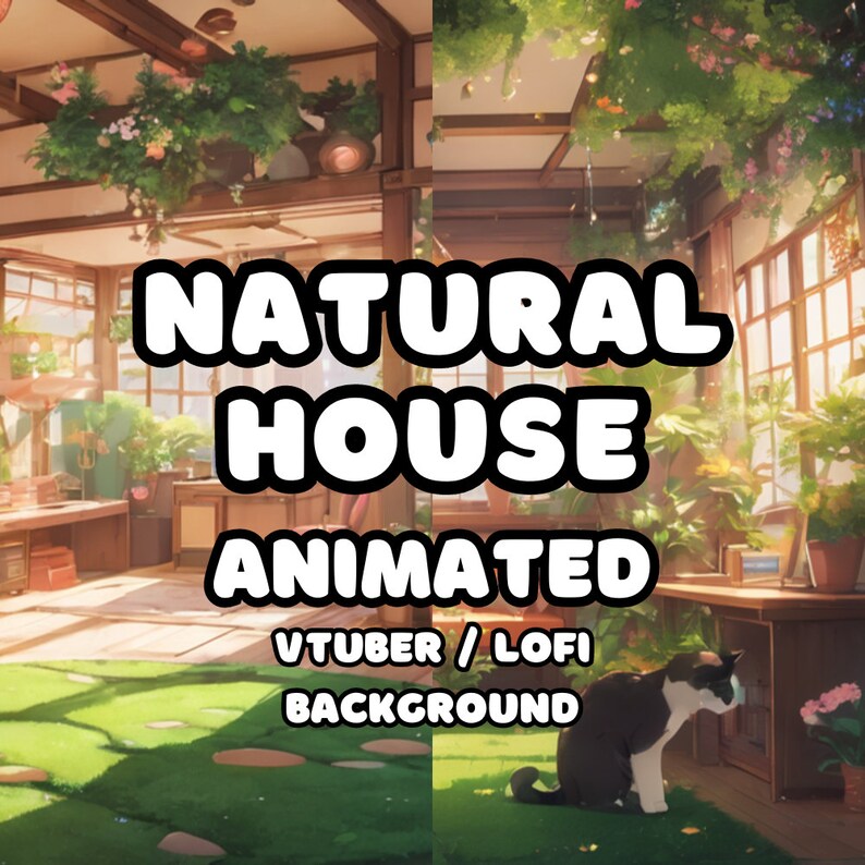 ANIMATED BACKGROUND - Natural House, Cottagecore, Cozy (loop, 4k 60 Fps ...