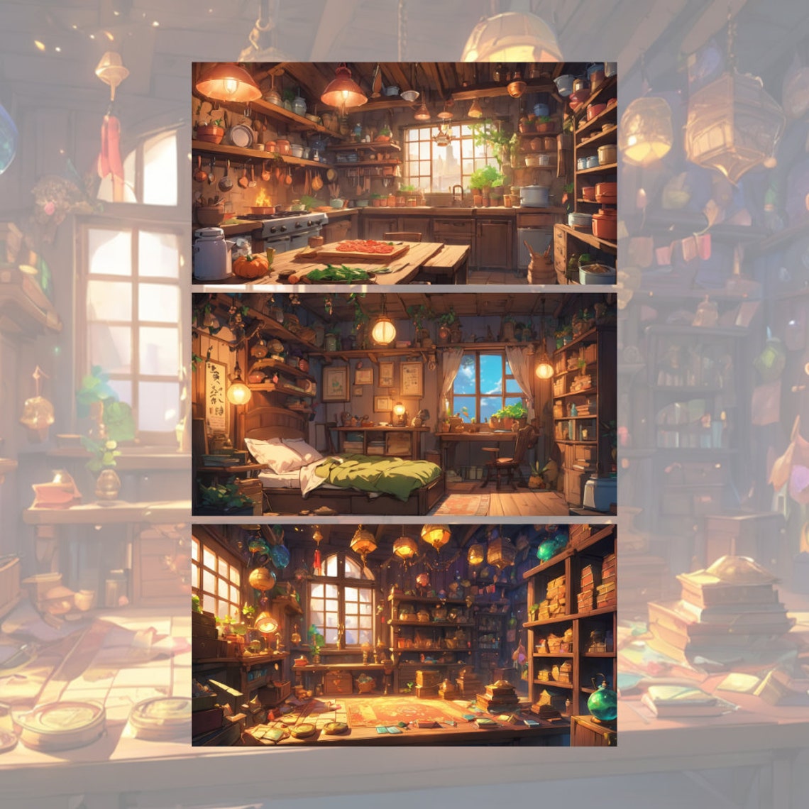 ANIMATED BACKGROUND Goblin House Bundle loop, 4k VTUBER / Stream ...