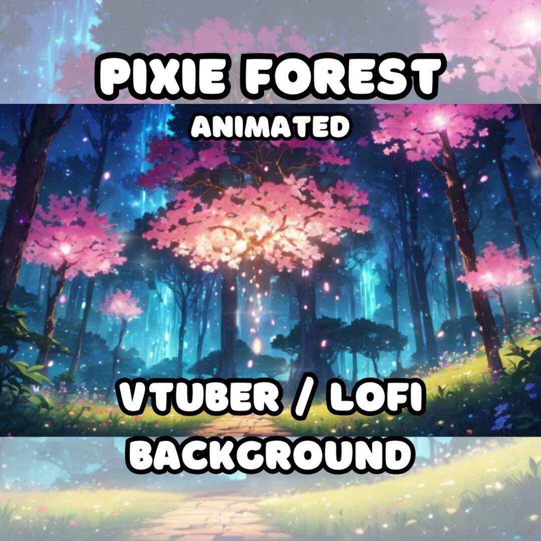 ANIMATED BACKGROUND - Pixie Forest, Enchanted Woods, Magical Grove ...
