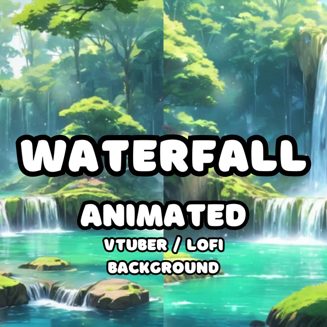 ANIMATED BACKGROUND - Waterfall Bundle, Cataract, Natural (loop, 4k 60 ...