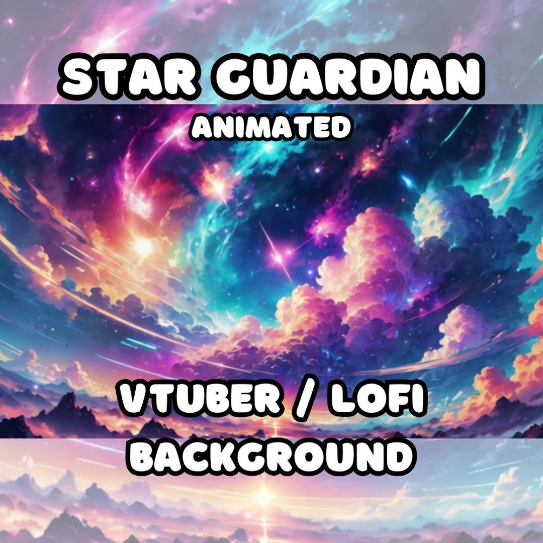 ANIMATED BACKGROUND - Star Guardian, Galaxy, Space (loop, 4k 60 Fps ...