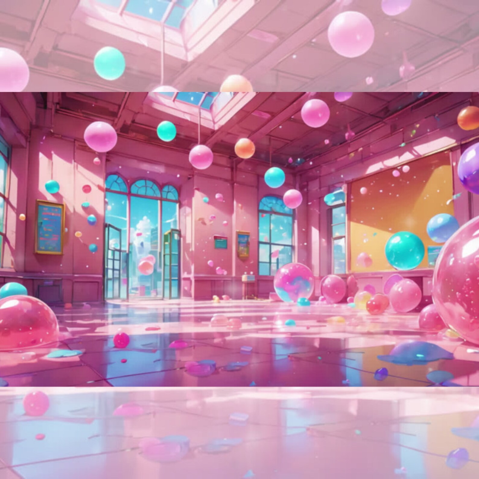 ANIMATED BACKGROUND - Gumball, Colorful Room, Playful, Candy Chamber ...