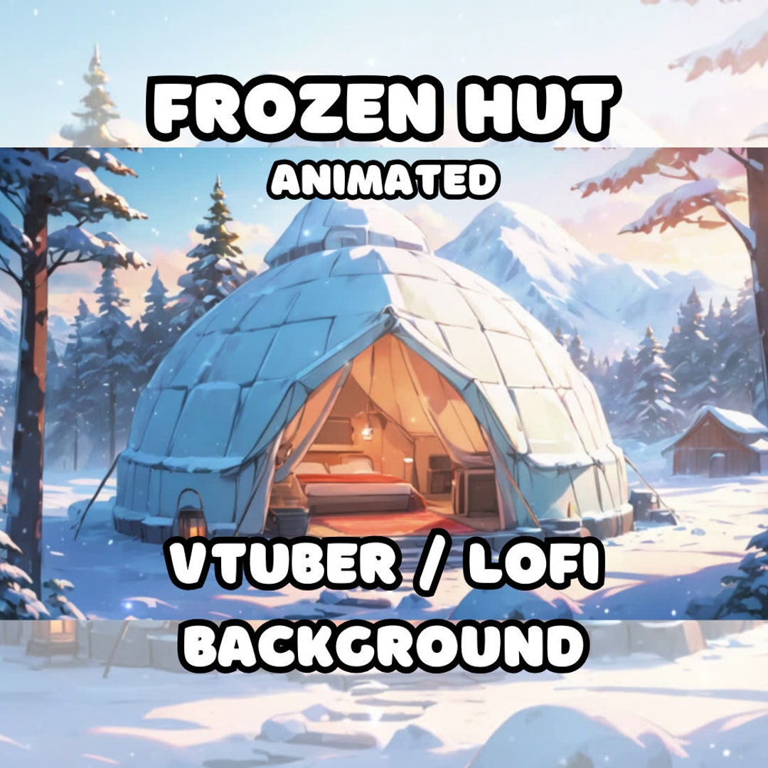 ANIMATED BACKGROUND - Frozen Hut, Iglo, Tent, Snow, Ice (loop, 4k 60 ...