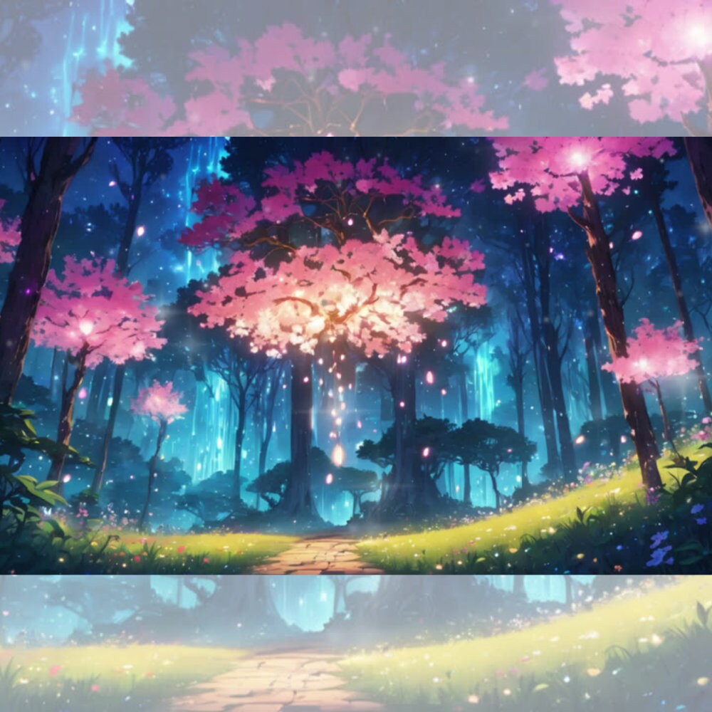 ANIMATED BACKGROUND - Pixie Forest, Enchanted Woods, Magical Grove, Fairy Glade (loop, 4k 60 Fps ...