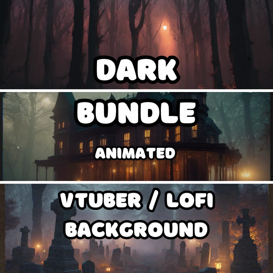 ANIMATED BACKGROUND - Dark Bundle (loop, 4k) VTUBER / Stream Background / Video Background / Lo ...