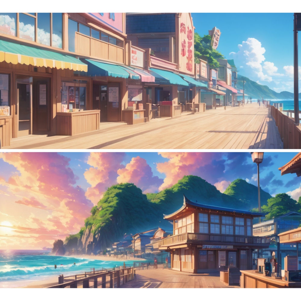 ANIMATED BACKGROUND - Coast Duo Bundle, Beach Bar, Tropical (loop, 4k ...