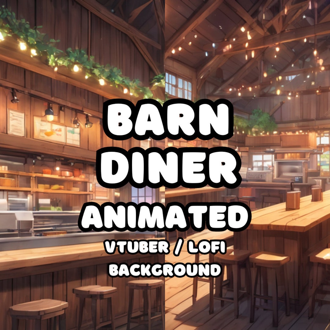 ANIMATED BACKGROUND - Barn Diner, Cozy Restaurant (loop, 4k 60 Fps ...