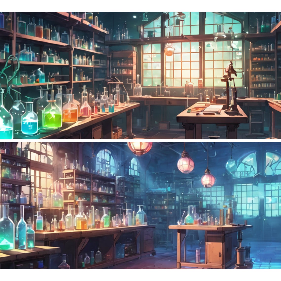 ANIMATED BACKGROUND Laboratory Bundle, Scientist, Science, Research ...
