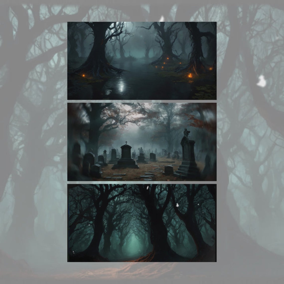 ANIMATED BACKGROUND Scary Bundle loop, 4k VTUBER / Stream Background ...