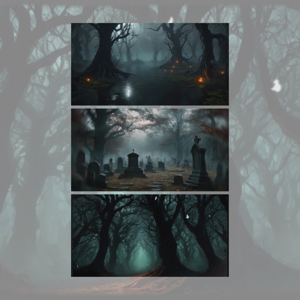 ANIMATED BACKGROUND Scary Bundle loop, 4k VTUBER / Stream Background ...