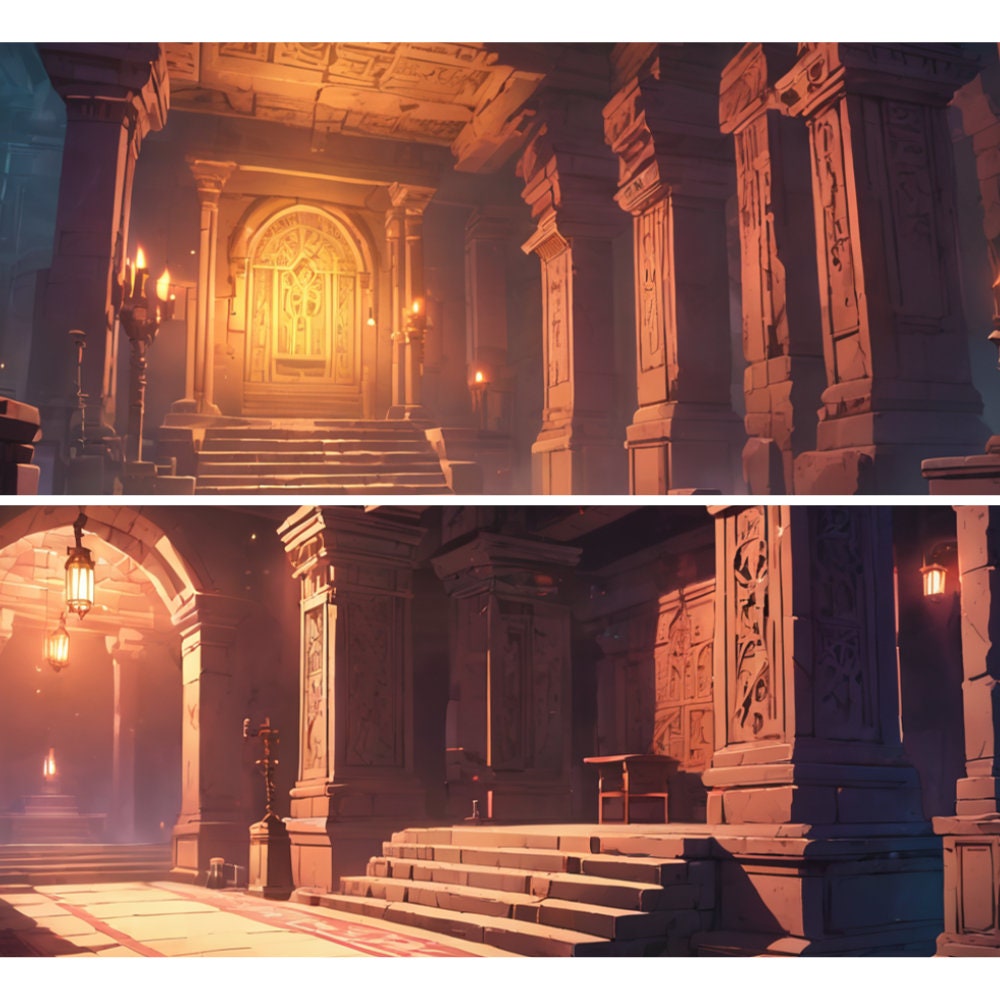 ANIMATED BACKGROUND - Chamber Bundle, Vault Room (loop, 4k 60 Fps ...