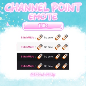 Phasmophobia Sanity Pills Emote / Channel Point / Badge for Twitch ...