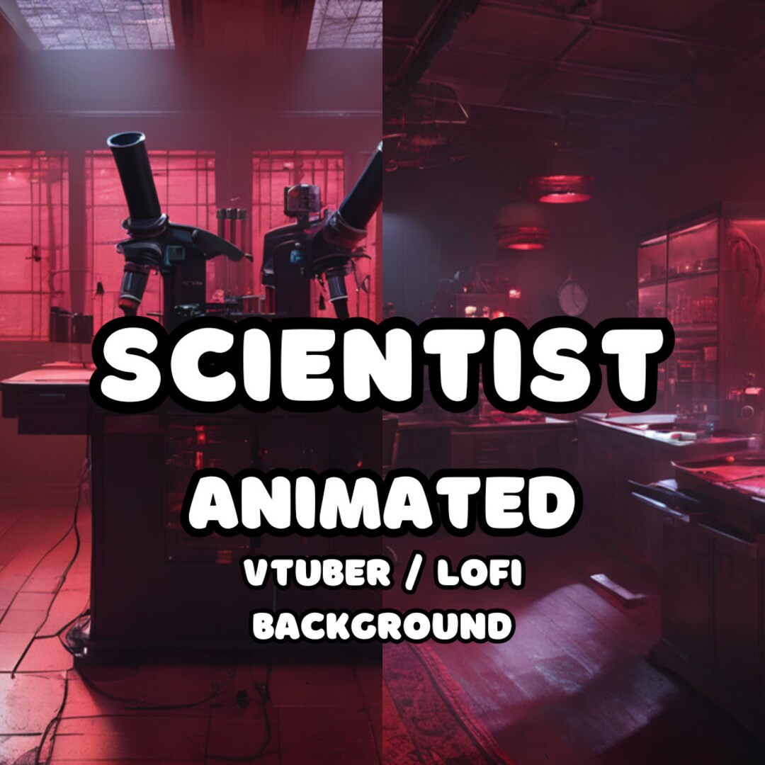 ANIMATED BACKGROUND - Scientist Bundle, Horror Background, Scary (loop, 4k 60 Fps) VTUBER / Lo ...