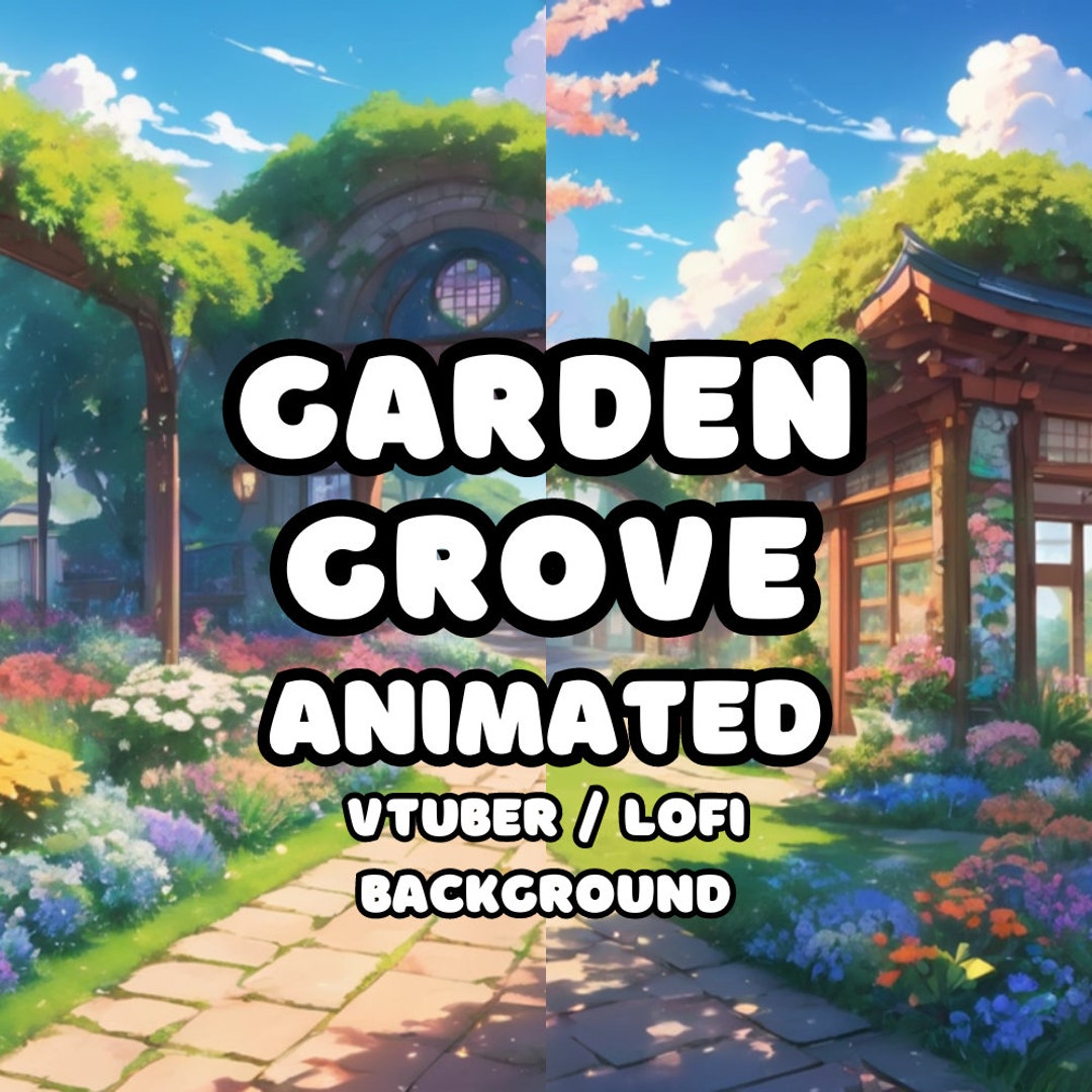 ANIMATED BACKGROUND - Garden Grove, Spring, Flowers (loop, 4k 60 Fps ...