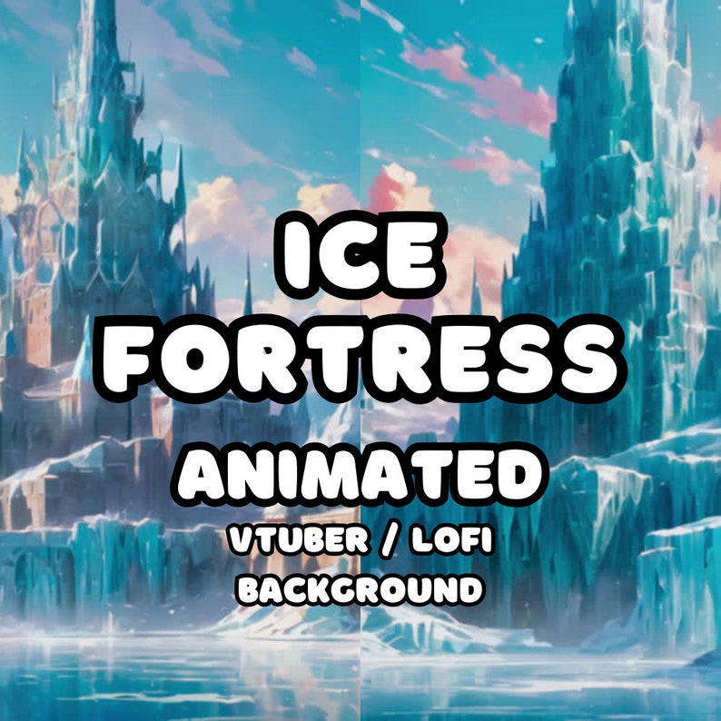 ANIMATED BACKGROUND - Ice Fortress Bundle, Snow, Frozen (loop, 4k 60 ...