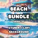 ANIMATED BACKGROUND - Beach Bundle (loop, 4k) VTUBER / Stream ...