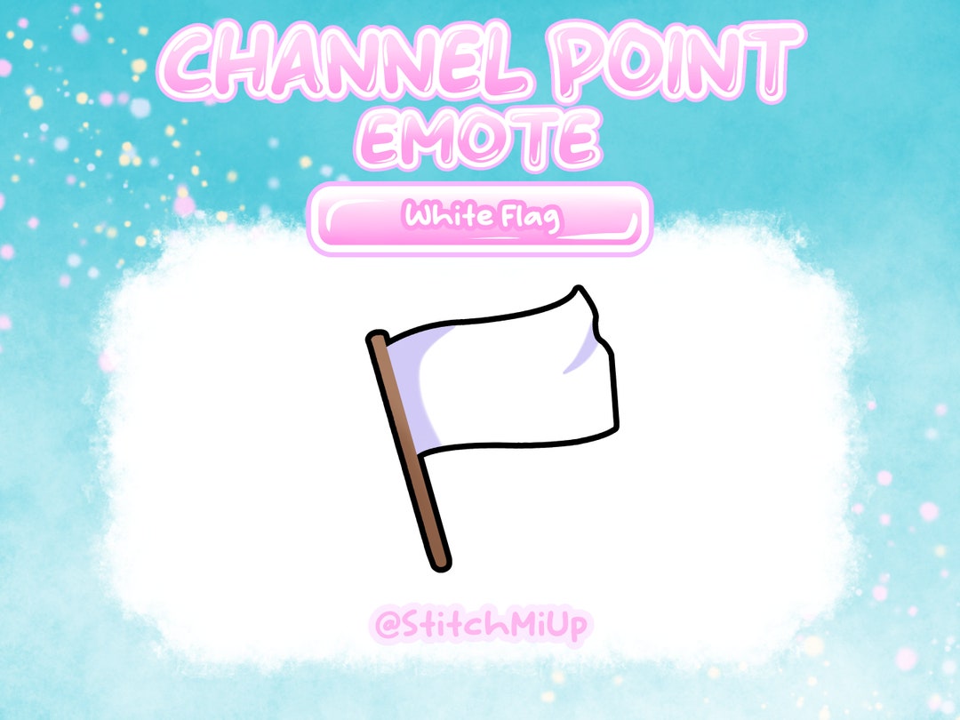SURRENDER Emote / Channel Point / Badge for Twitch Stream Discord ...