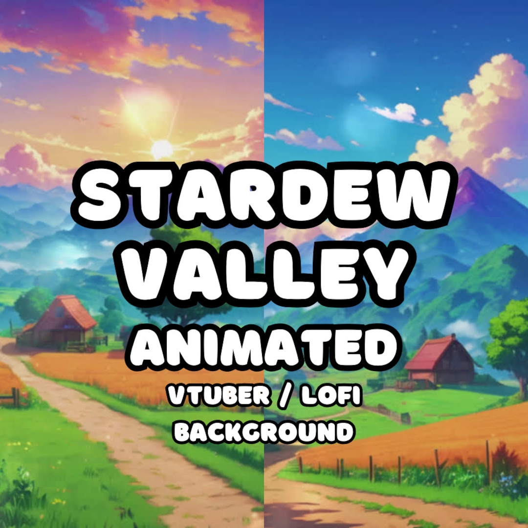 ANIMATED BACKGROUND - Stardew Valley Bundle, Farm Background (loop, 4k ...
