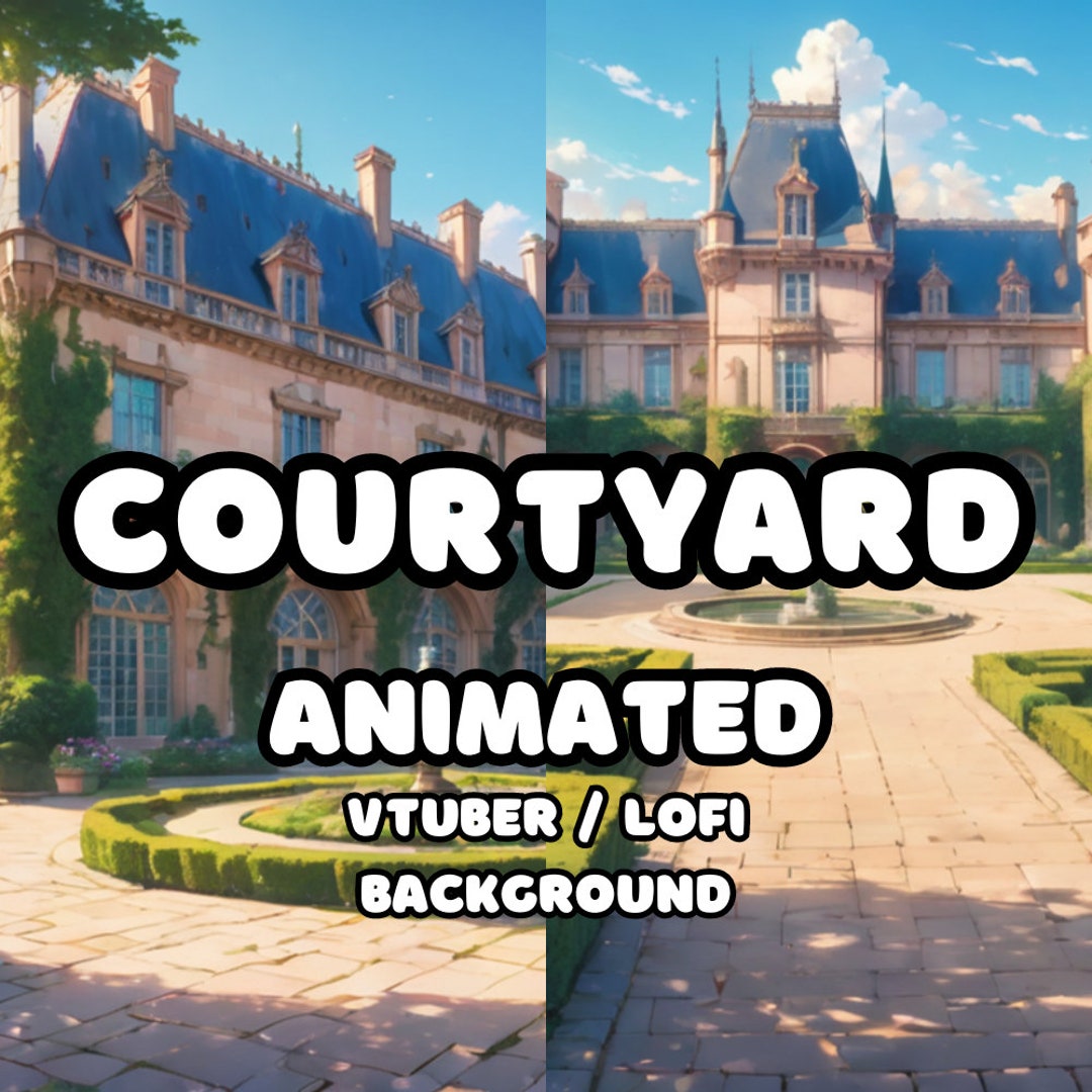 ANIMATED BACKGROUND - Courtyard Bundle, Palace, Terrace (loop, 4k 60 ...