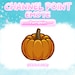 Pumpkin Channel Point / Emote / Badge for Twitch Stream Discord Youtube ...