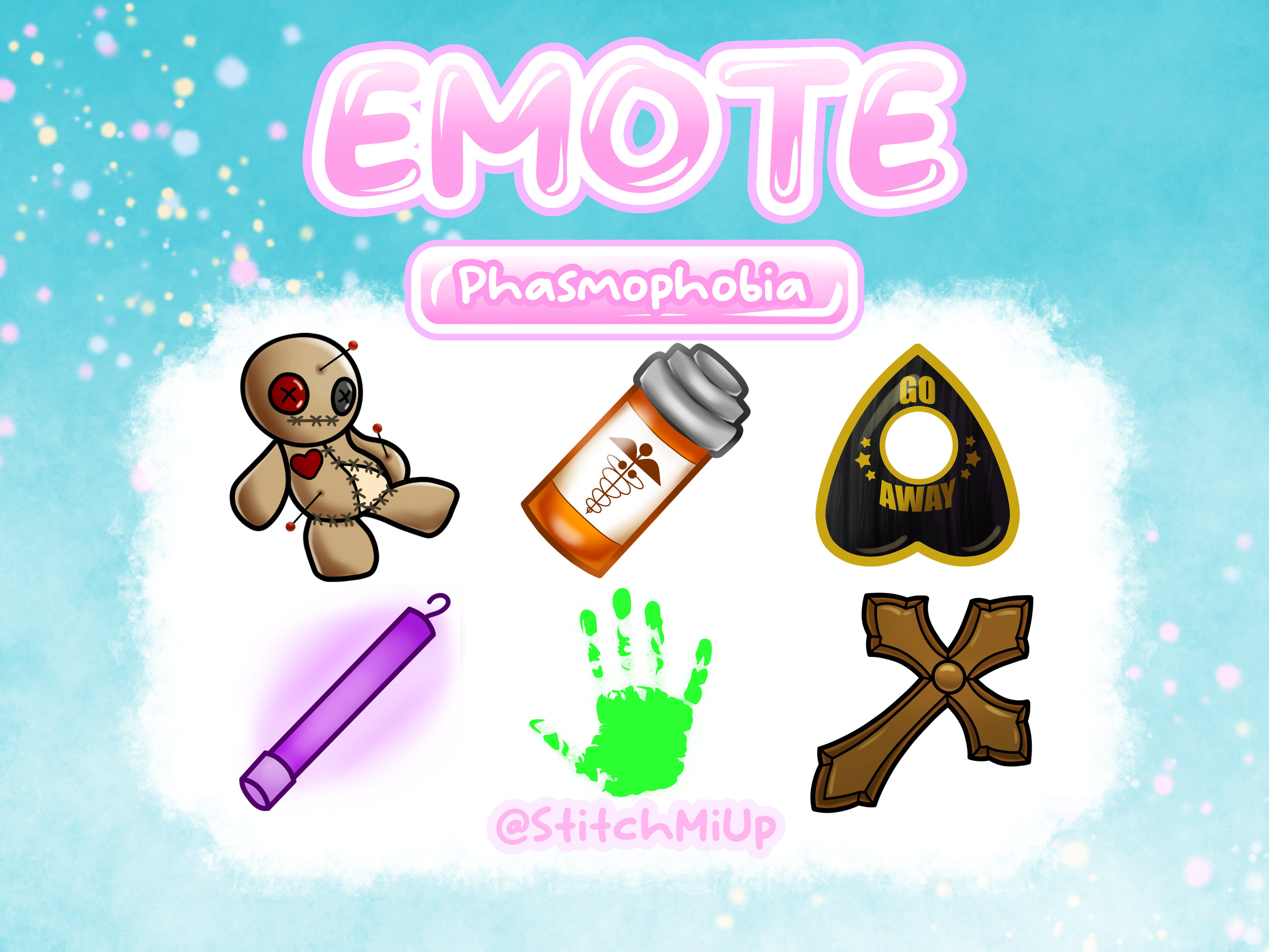 Phasmophobia Emote Bundle for Twitch, Discord, Youtube / Channel Points ...