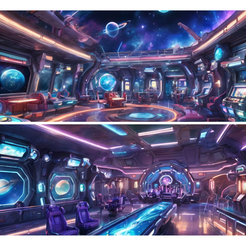 ANIMATED BACKGROUND - Spaceship Bundle, Starship, Spacecraft (loop, 4k ...
