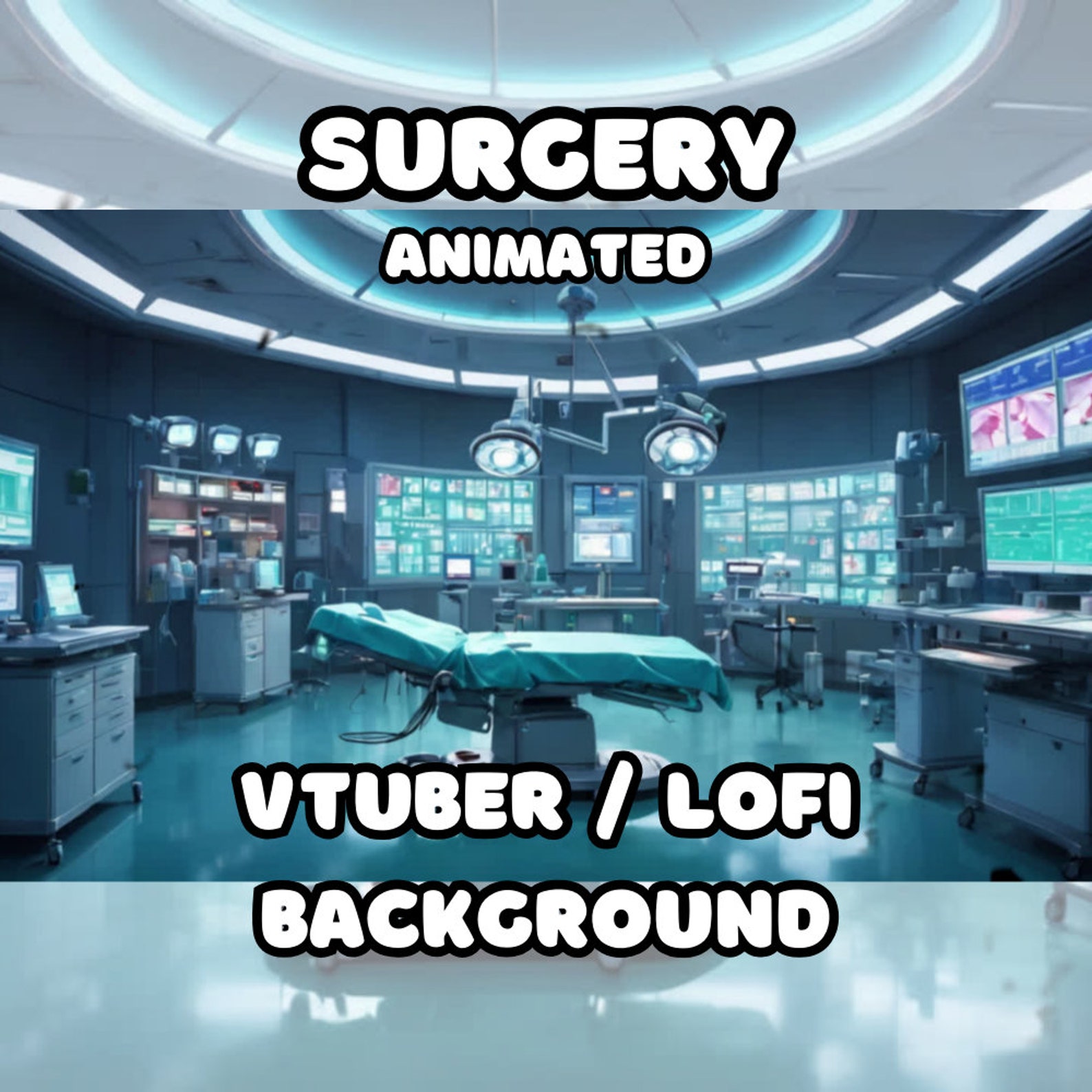 ANIMATED BACKGROUND - Surgery, Hospital, Surgical Operating Room (loop ...