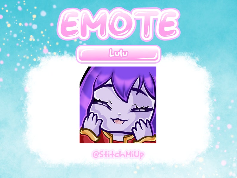 Lulu Emote L League of Legends Emote Twitch Stream Discord - Etsy UK