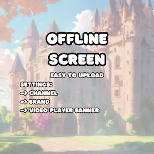 Twitch Offline Screen Youtube - Leafy Nook - Earthy - Cottagecore ...