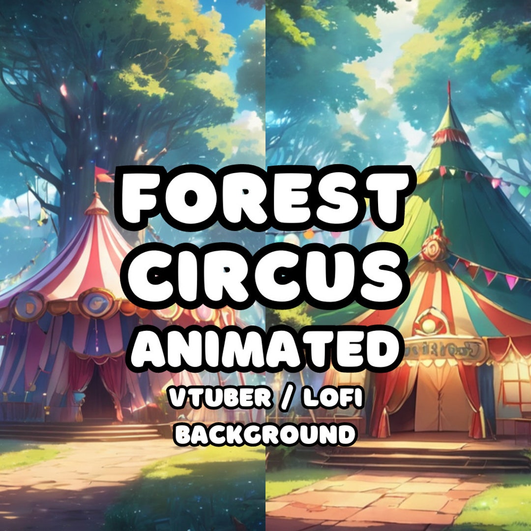 ANIMATED BACKGROUND - Forest Circus Bundle, Carnival (loop, 4k 60 Fps ...