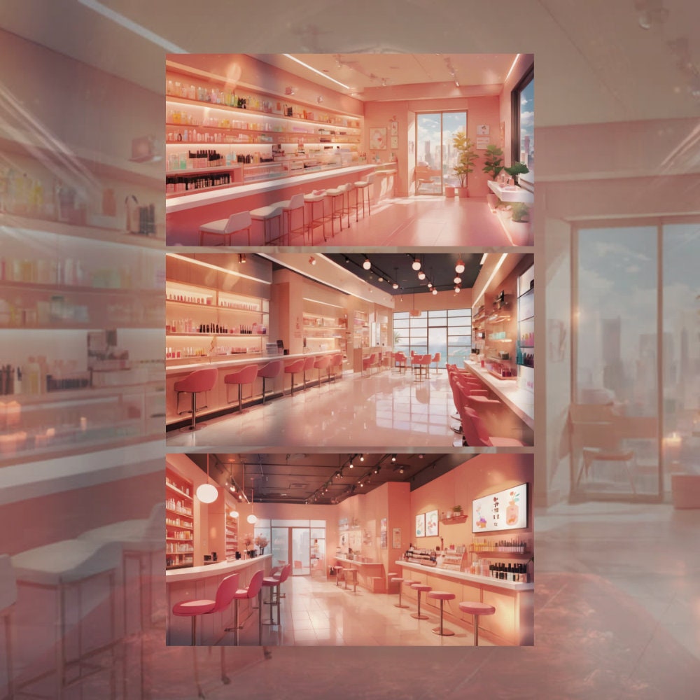 ANIMATED BACKGROUND Beauty Corner Bundle loop, 4k VTUBER / Stream ...