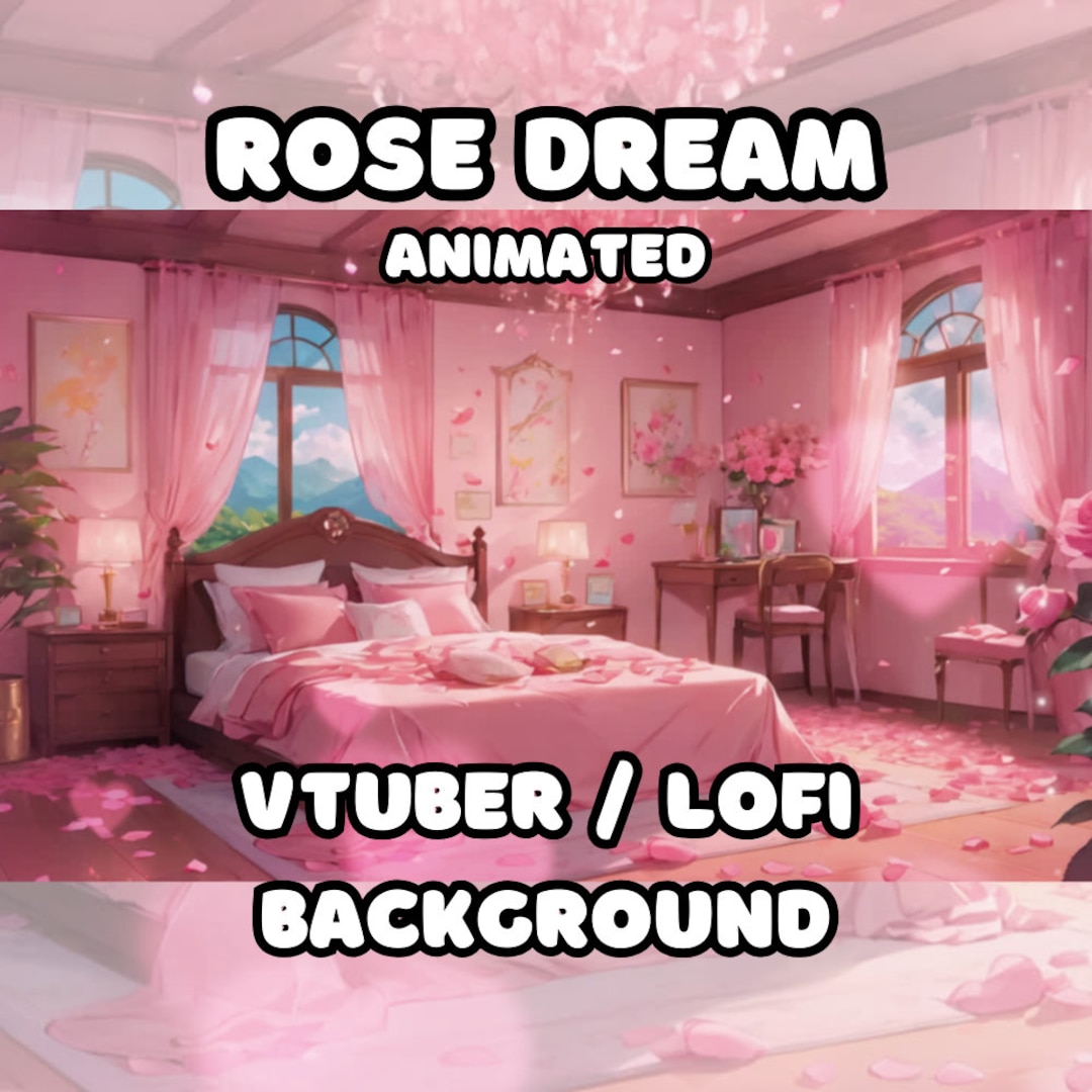 FUNDO ANIMADO - Quarto Rosa, Sonho Rosa, Kawaii, Anime, Princesa (loop ...