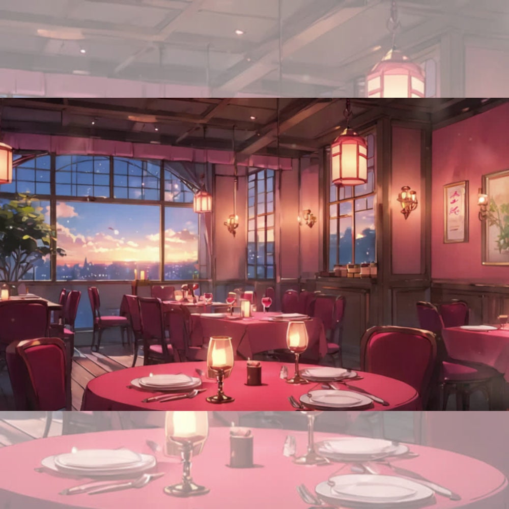 ANIMATED BACKGROUND - Fine Date , Restaurant, Valentines (loop, 4k 60 ...