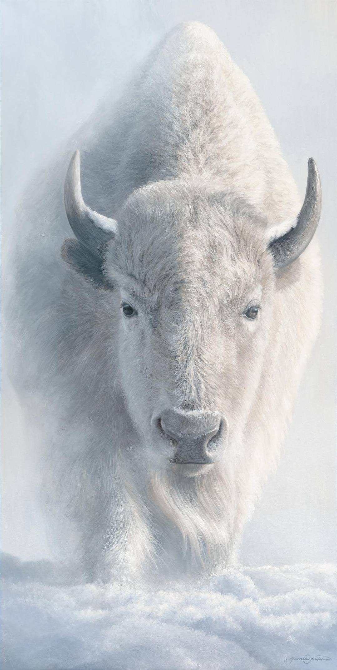 Sacred White Bison Art - A Powerful Symbol of Hope White Buffalo ...