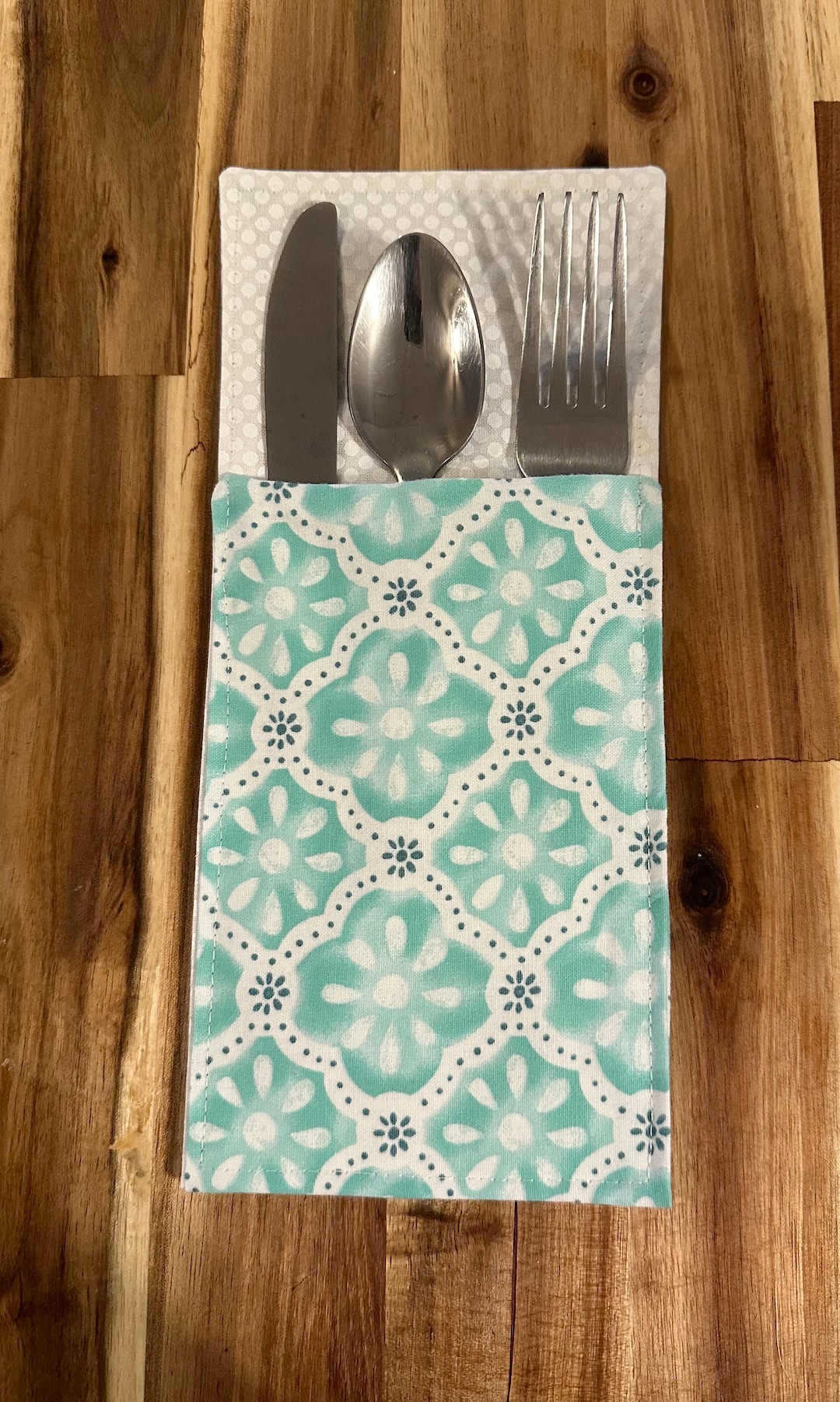 Pioneer Woman Silverware Sleeve, Handmade - Etsy