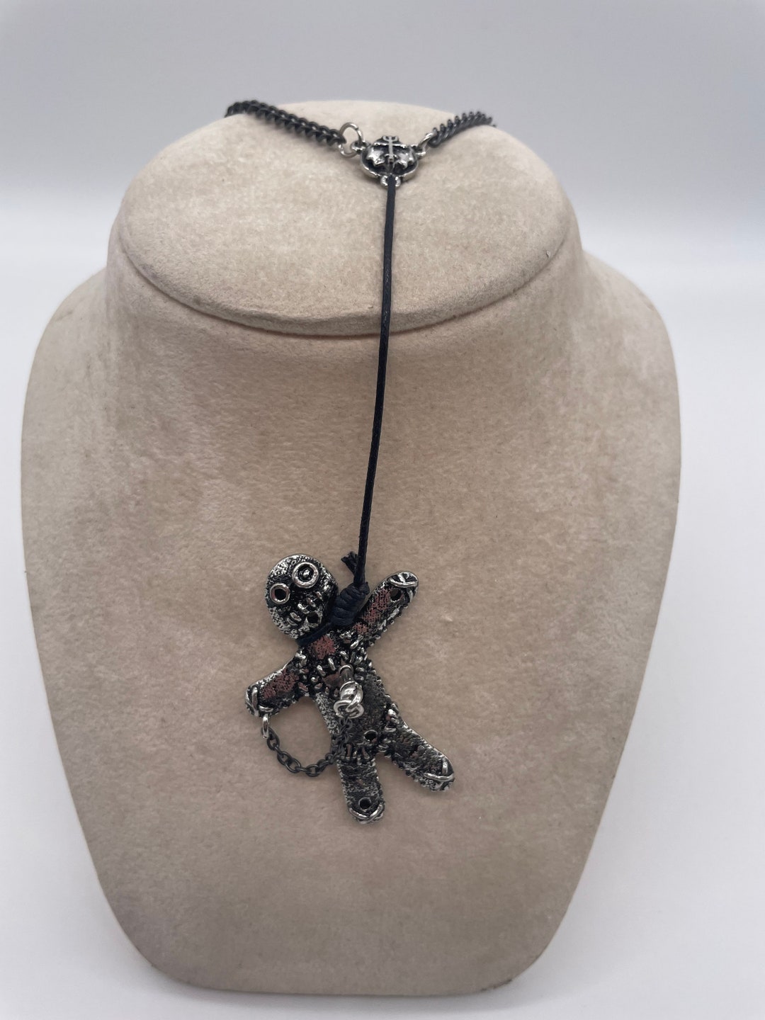 Voodoo Doll Pendant Necklace | Fine English Pewter | Witchy Gothic ...